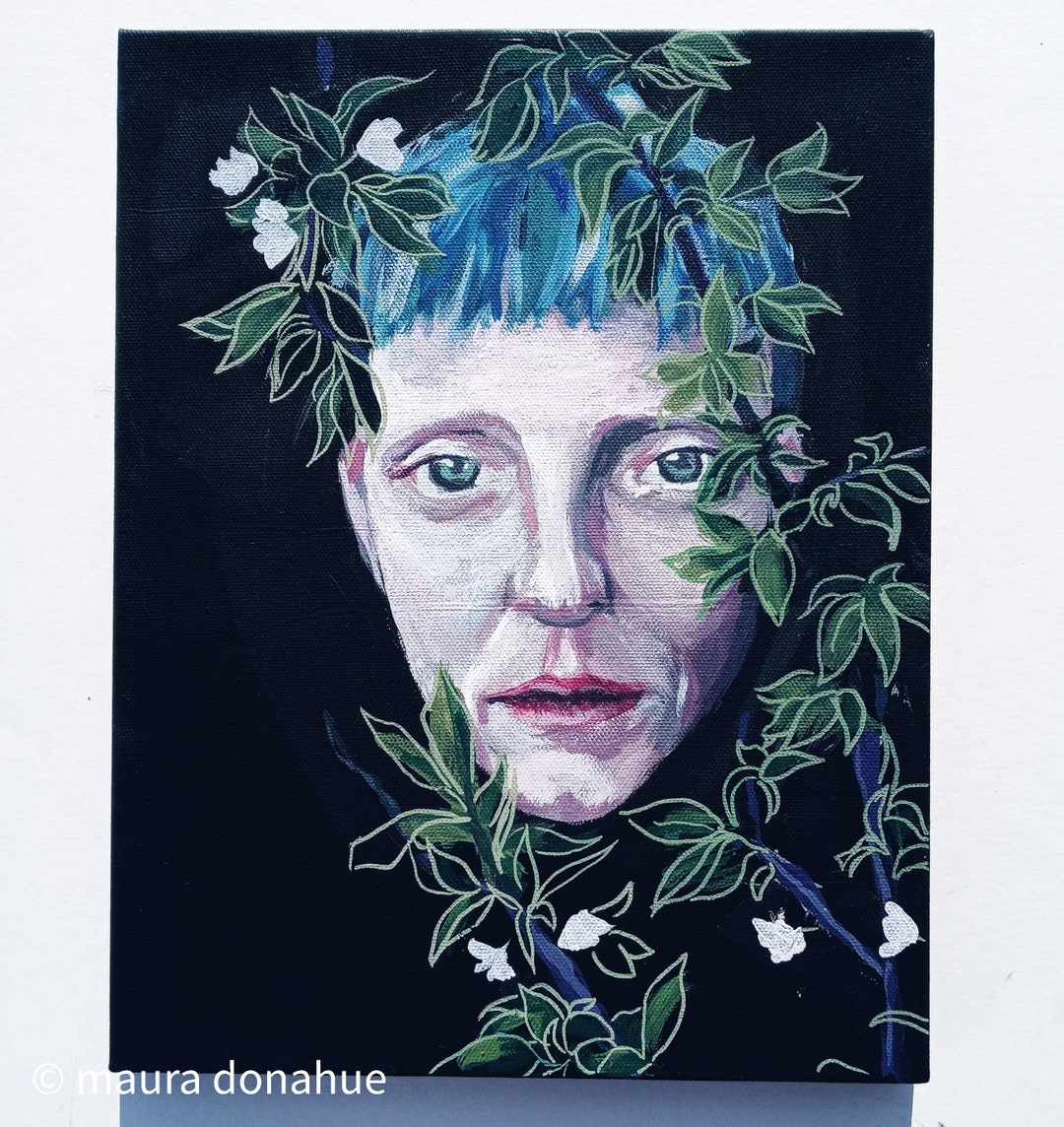 Hiding (weird Odd Portrait Surreal Androgynous Dark Strange Trees ...