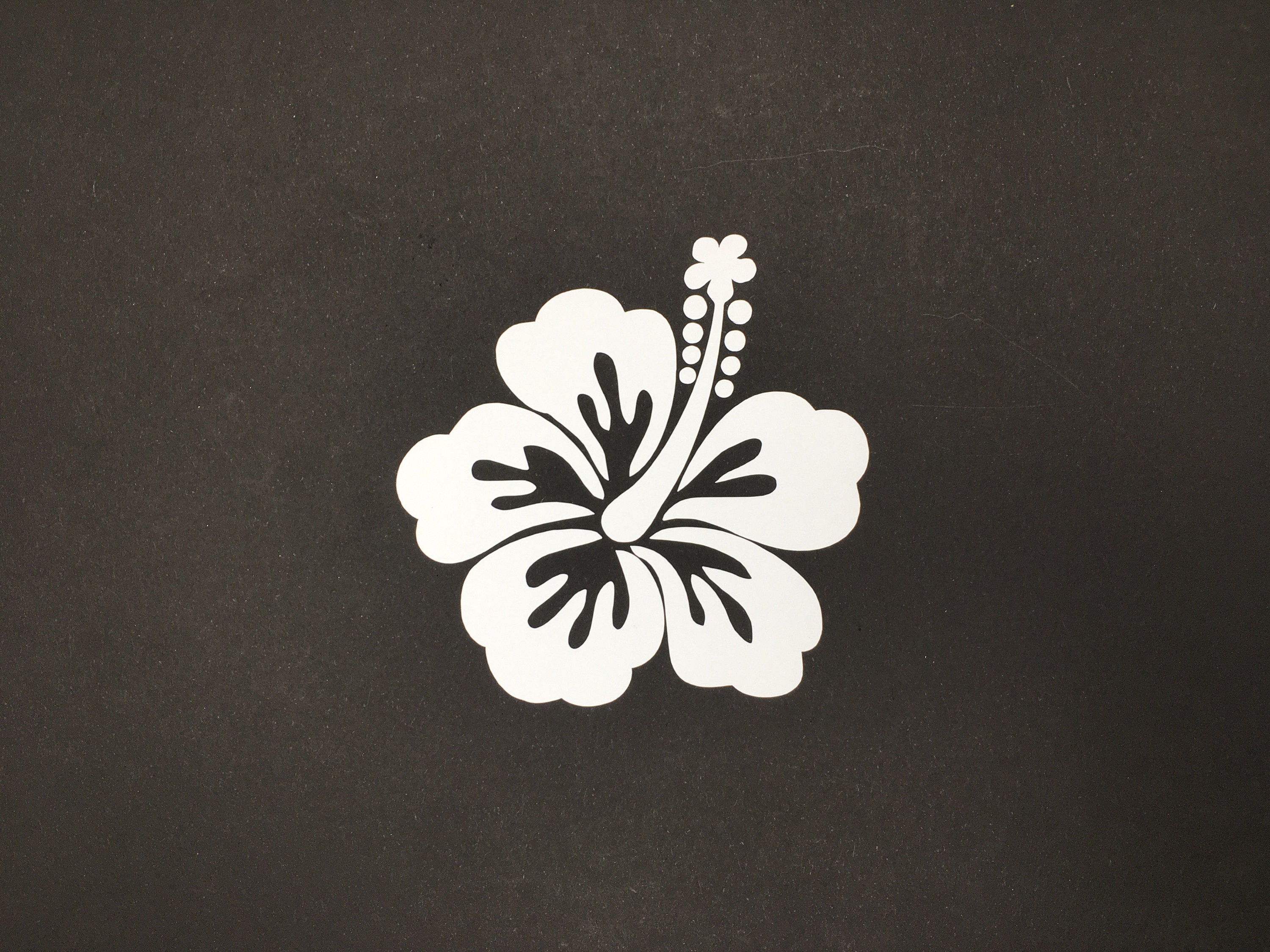 Hibiscus Decal / Flower / Vinyl Decal / Decal / Sticker / Nature ...