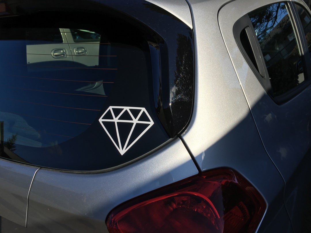 Geometric Diamond Decal / Vinyl Decal / Decal / Sticker / Gem Sticker ...