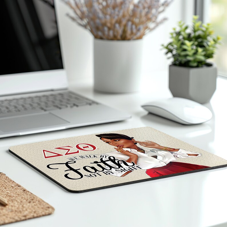 Walk by Faith Delta Sigma Theta Walk by Faith Mouse Pad, Sorority ...