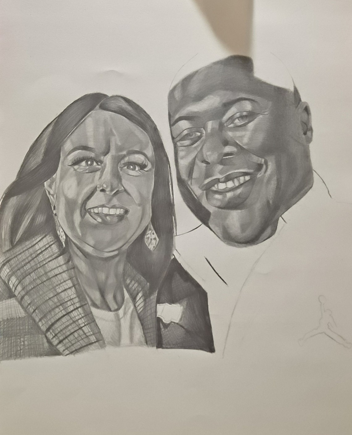 Custom Family Portrait Drawing From Photo / Personalized Family ...