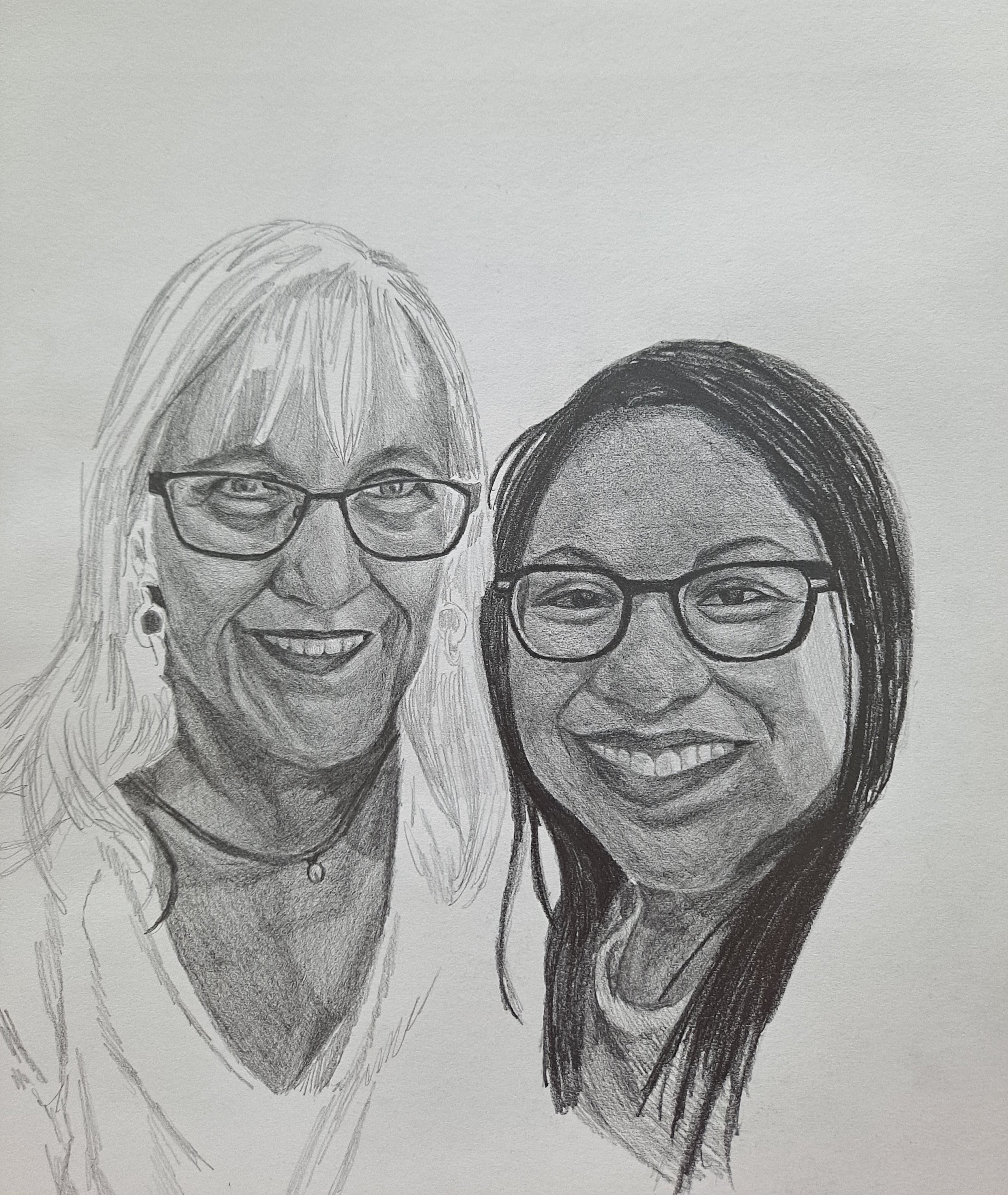 Custom Pencil Portraits, Hand Drawn Portraits , Custom Pencil Drawing ...