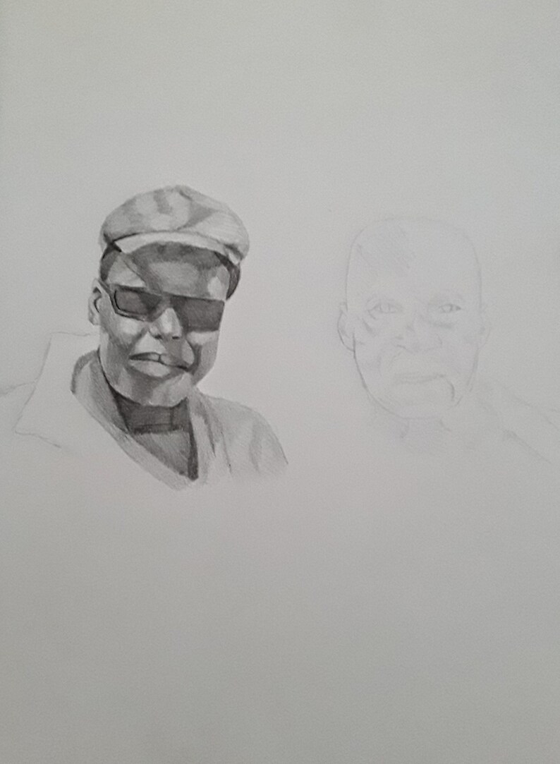 Deceased Loved One to Photo, Hand Drawn Portrait, Family Gift Idea - Etsy