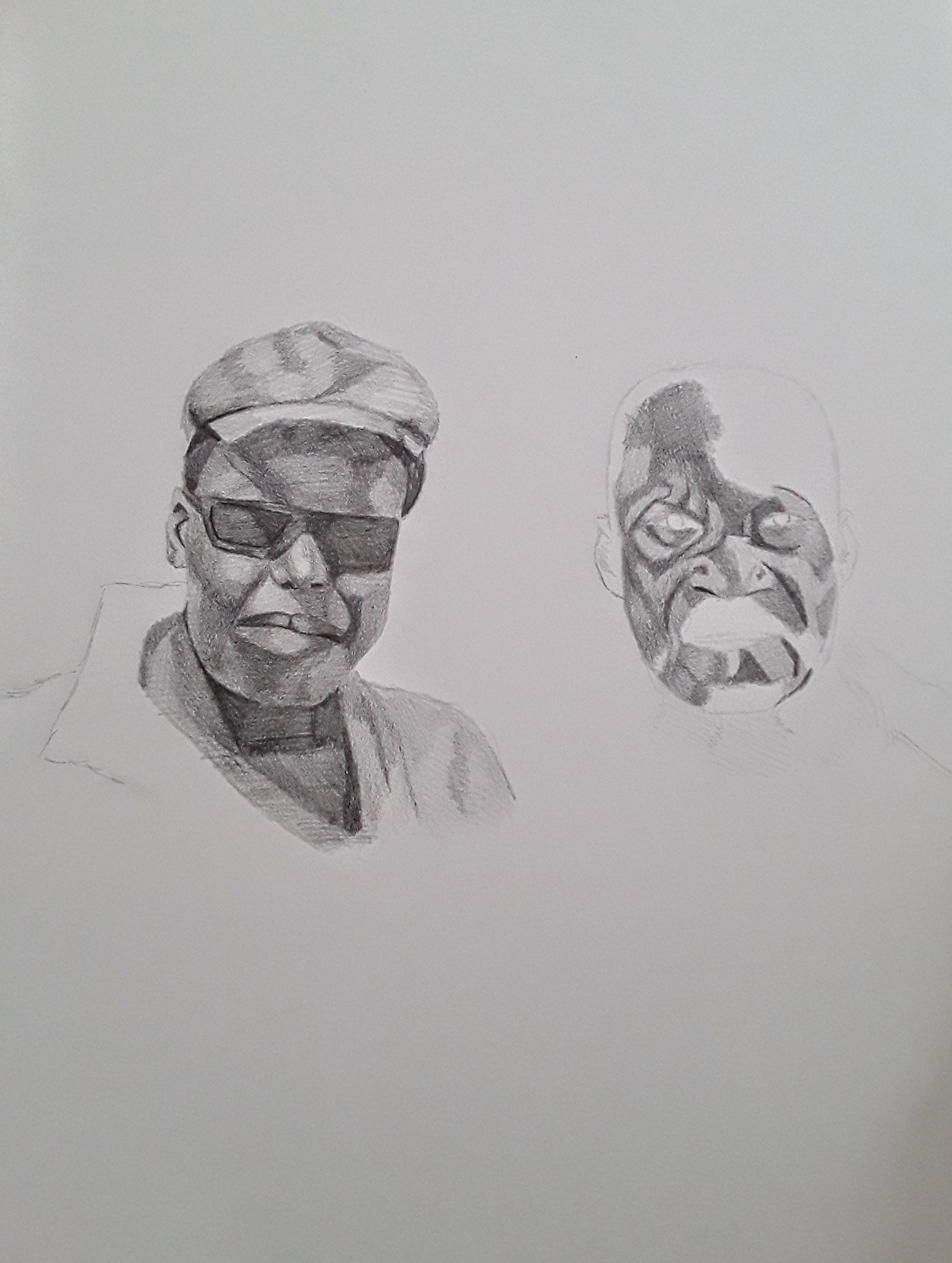 Deceased Loved One to Photo, Hand Drawn Portrait, Family Gift Idea - Etsy