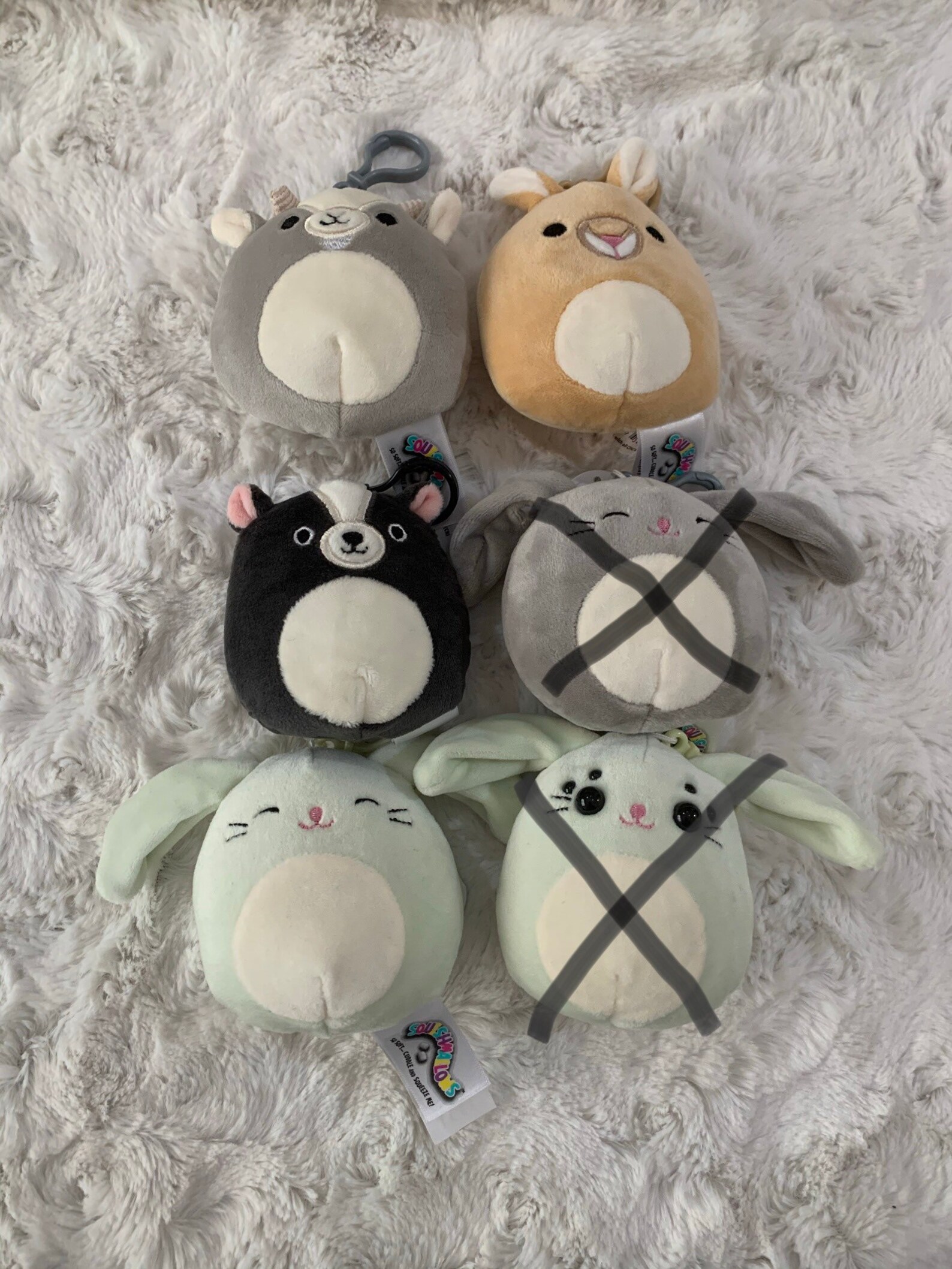 Squishmallow keychain - packssii