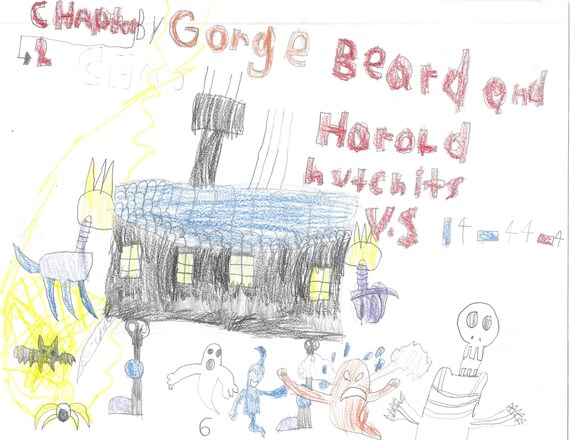 Kiddo Cartoon Drawing | Etsy