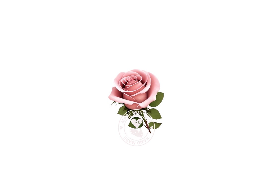 Rose Clipart (transparent Background, Easy to Apply) Instant Download ...