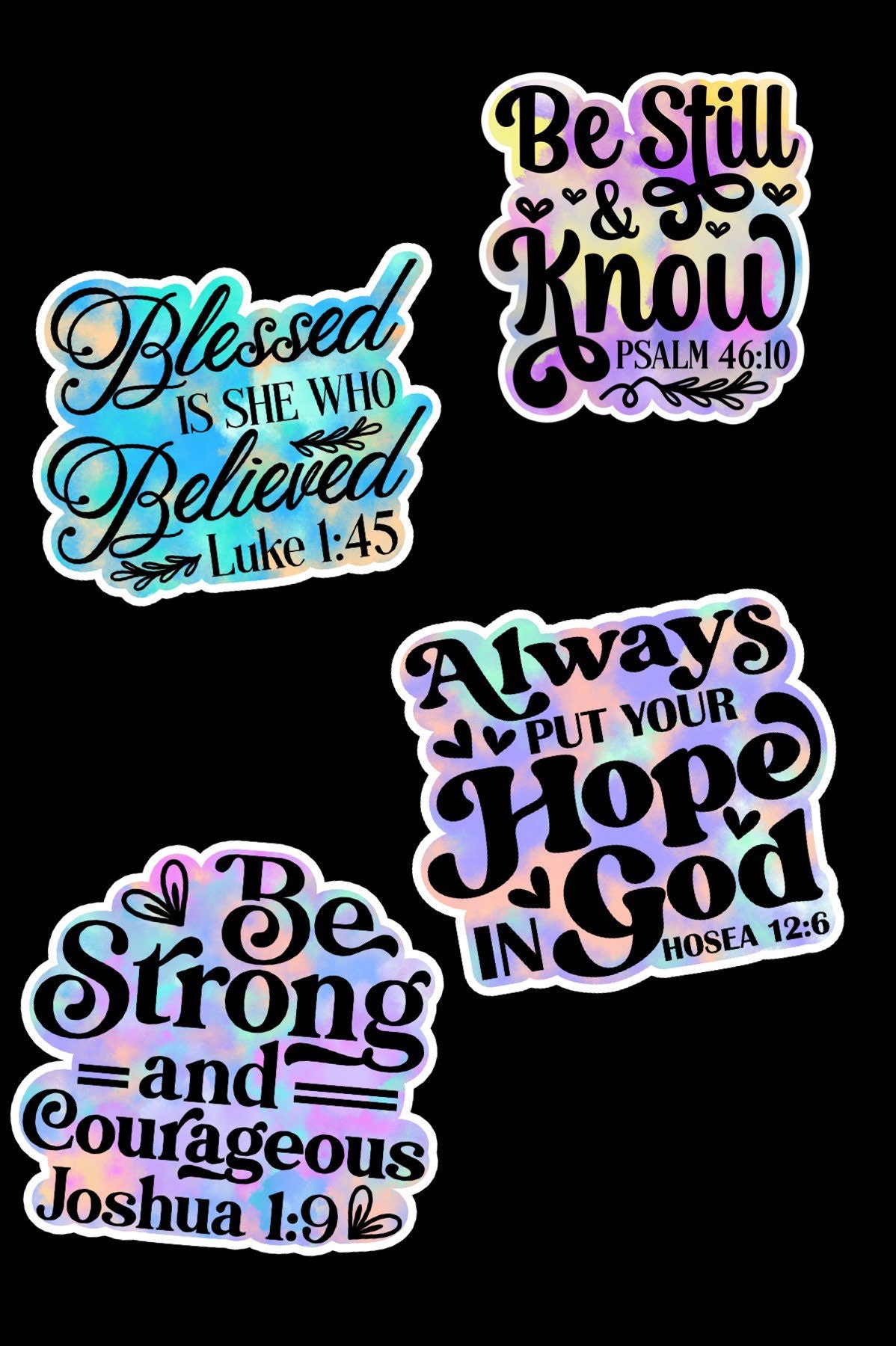 Bible Verse Sticker Pack, Youth Group Assorted, Christian Stickers ...