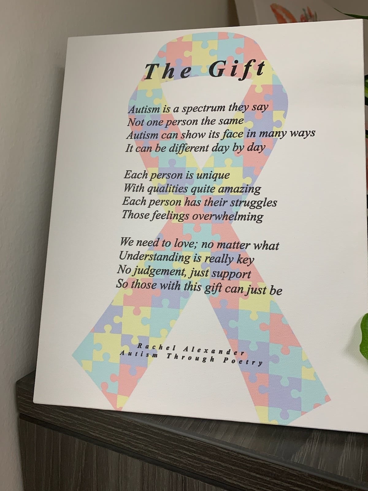 The Gift Poem Autism Gifts Autism Poems Autism Mom Autism - Etsy
