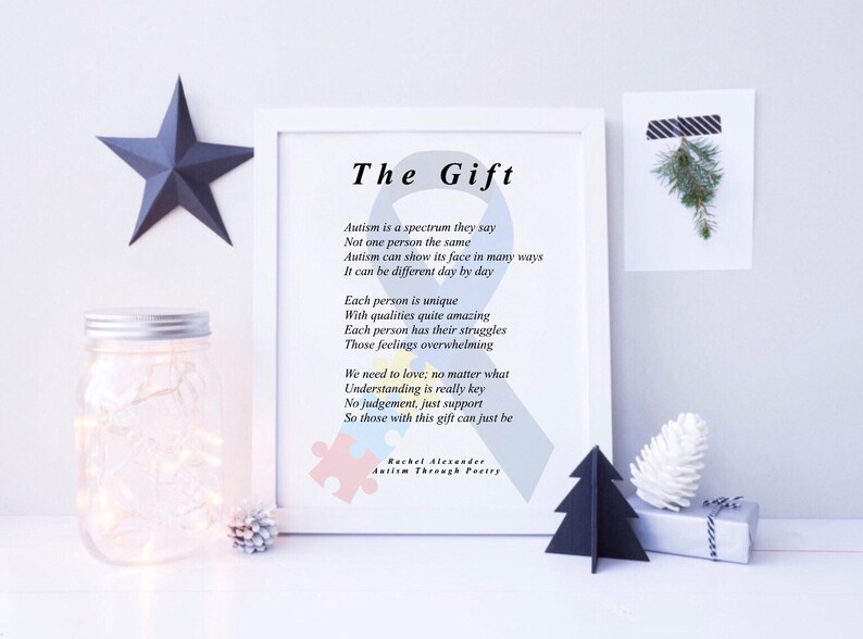 The Gift Poem Autism Gifts Autism Poems Autism Mom Autism - Etsy