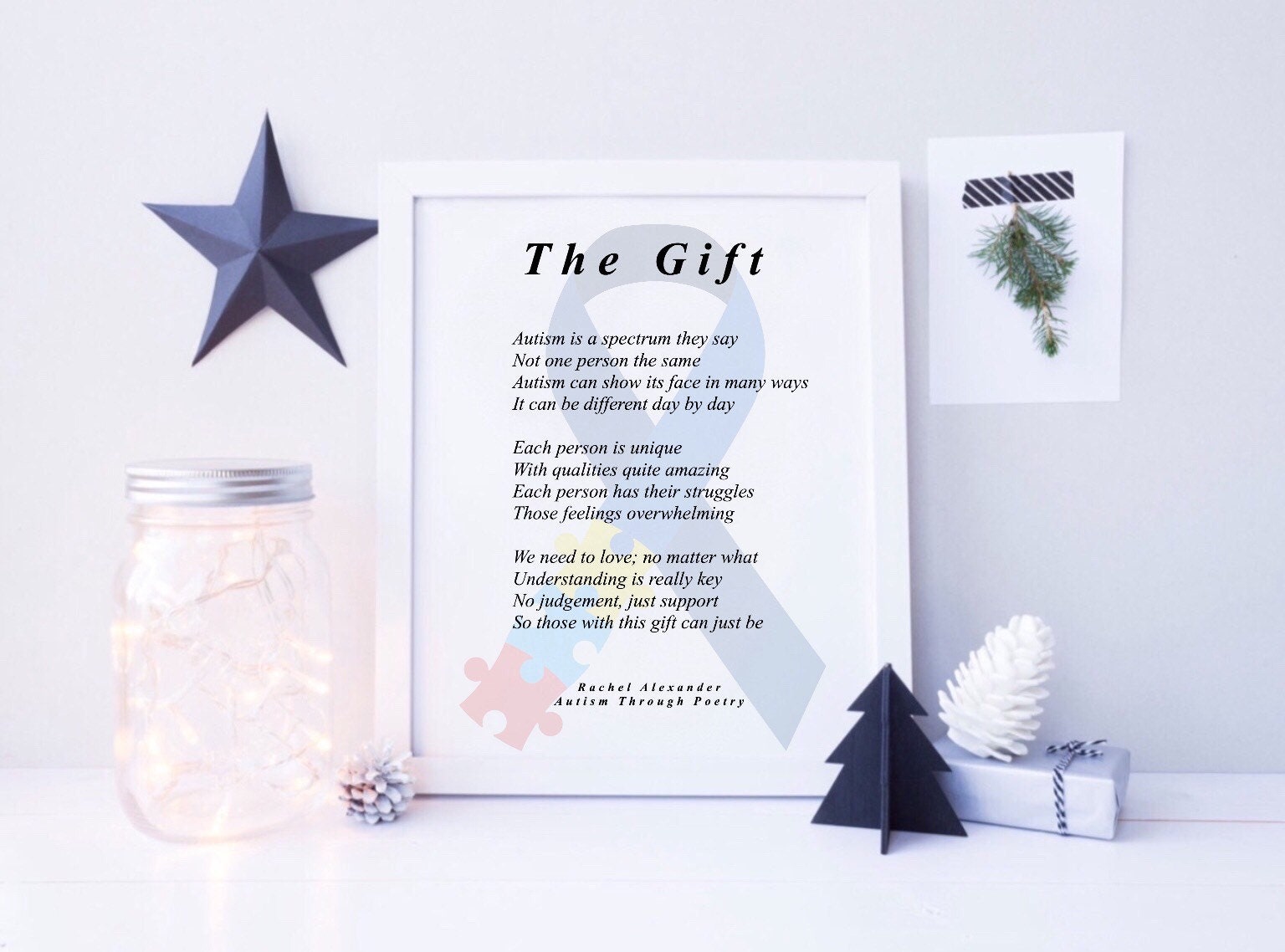 The Gift Poem Autism Gifts Autism Poems Autism Mom Autism - Etsy
