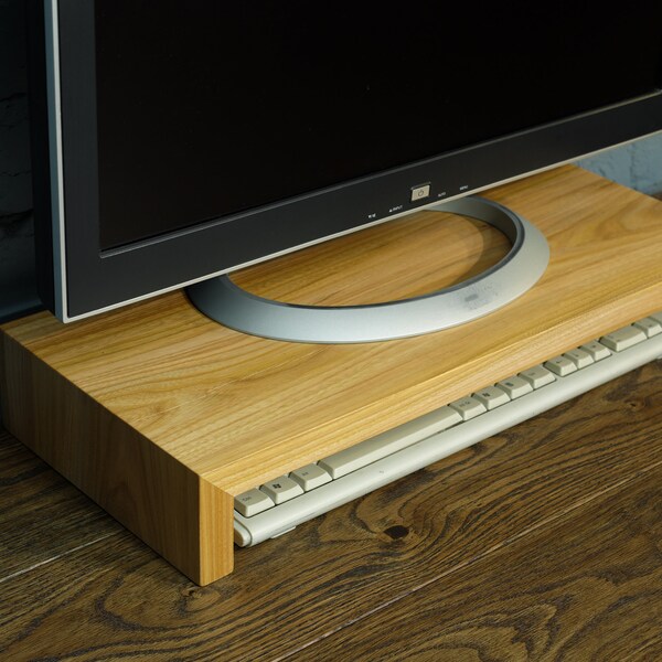 Wood Monitor Stand - Etsy