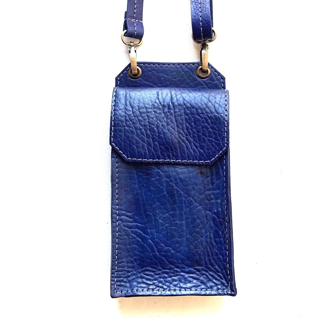 Blue Flap-top , Mini Bag - Etsy