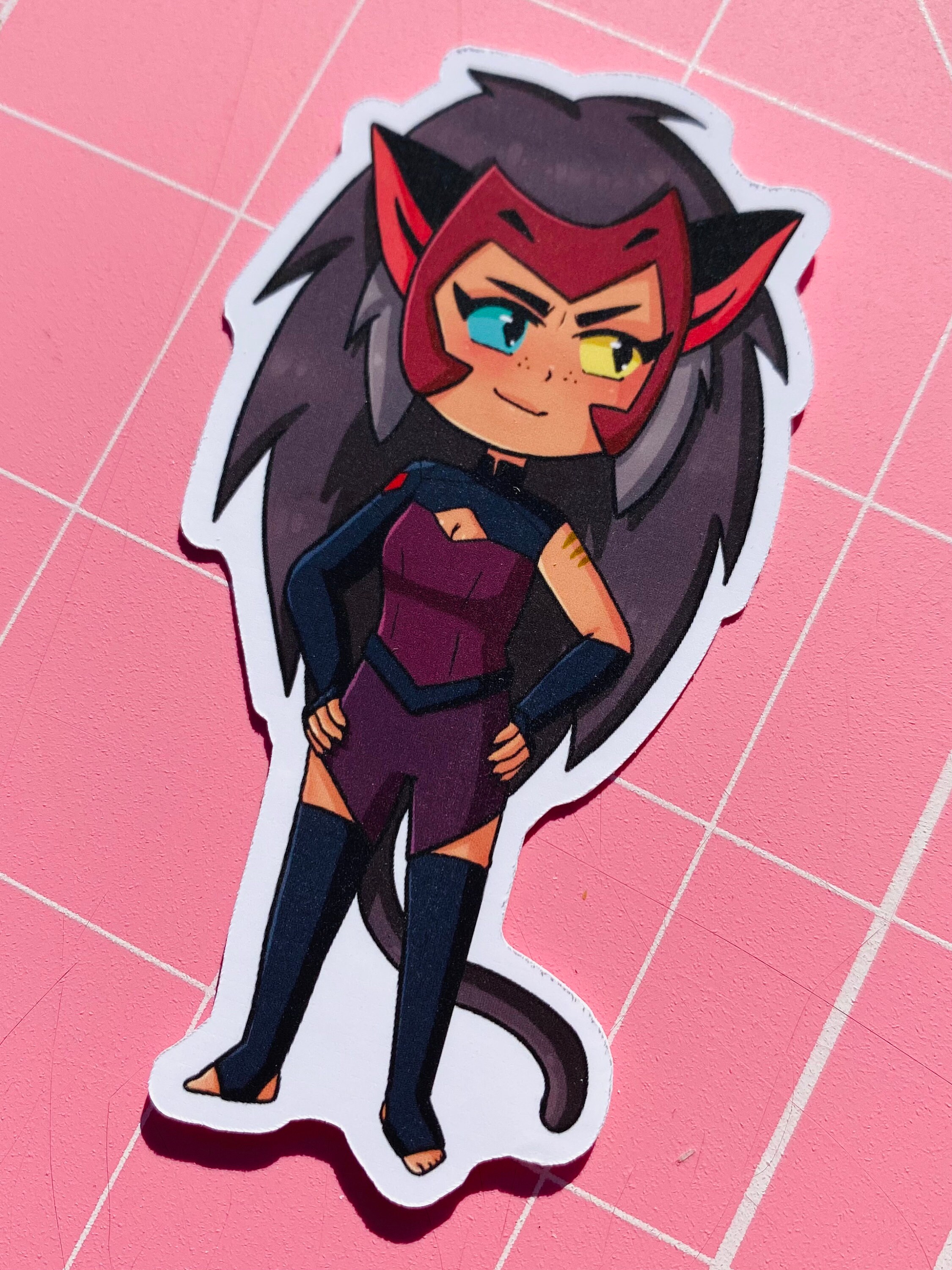 Catra She-ra Matte Vinyl Sticker - Etsy