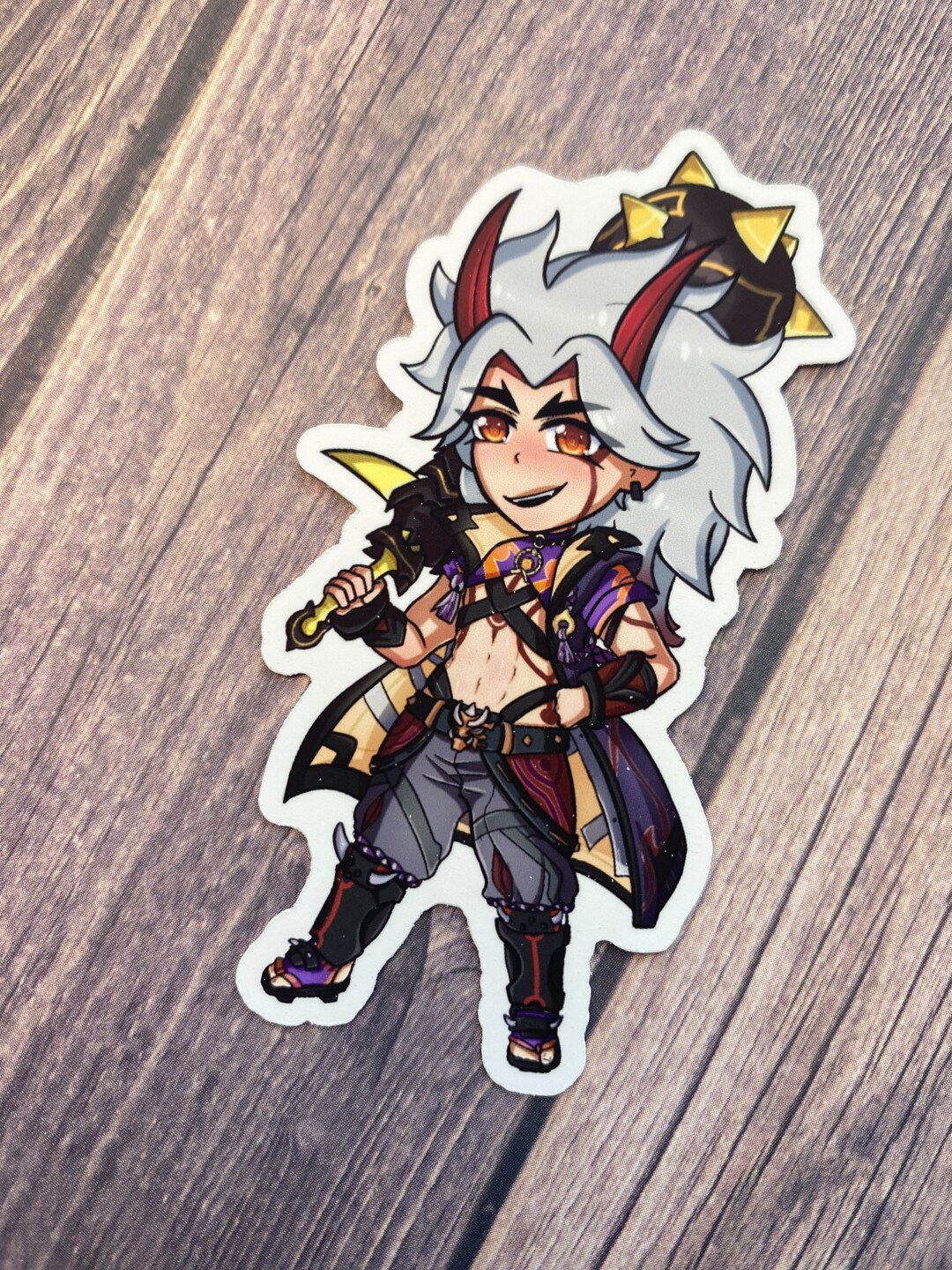 Itto Genshin Impact Matte Vinyl Sticker - Etsy