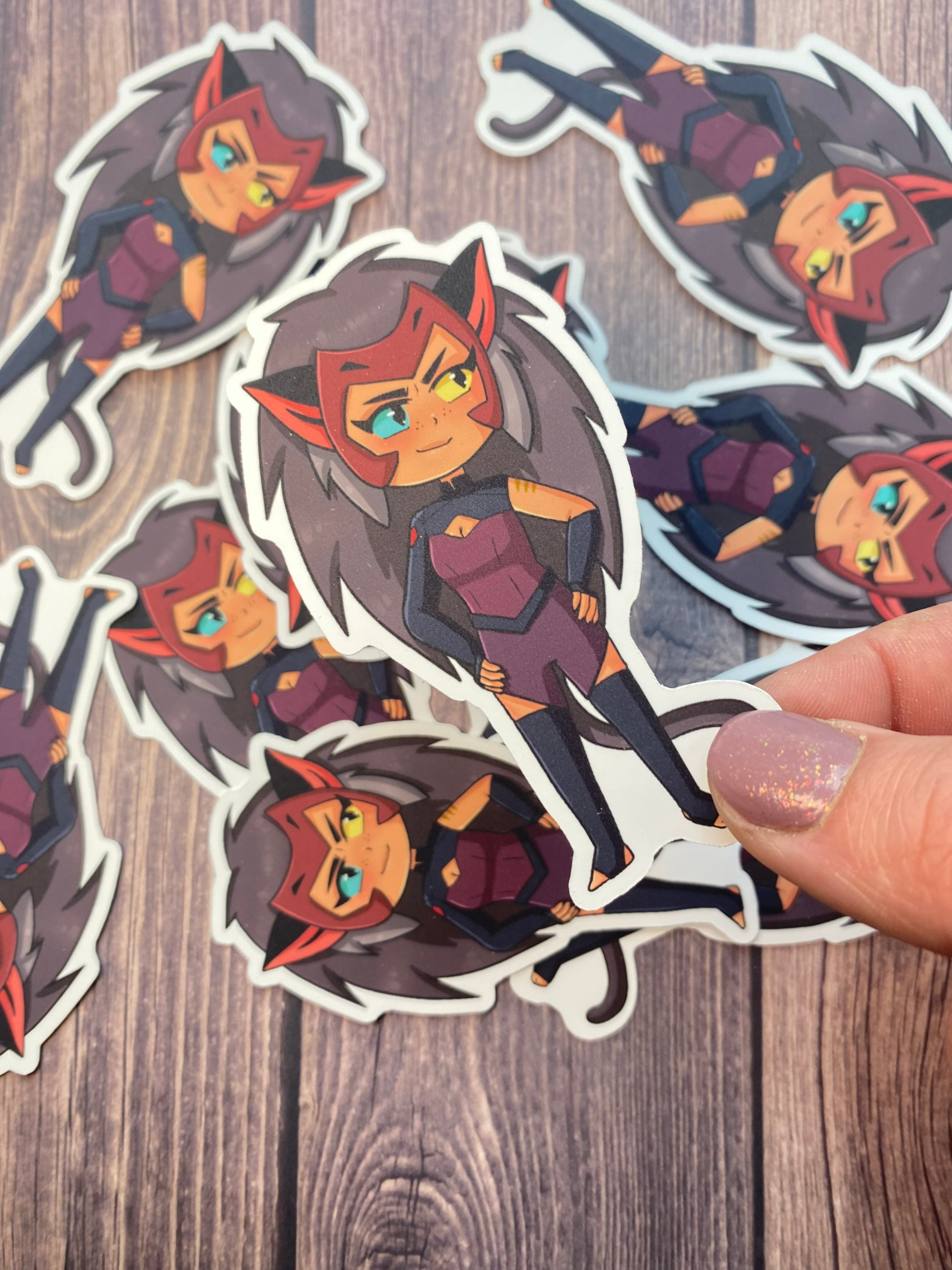 Catra She-ra Matte Vinyl Sticker - Etsy