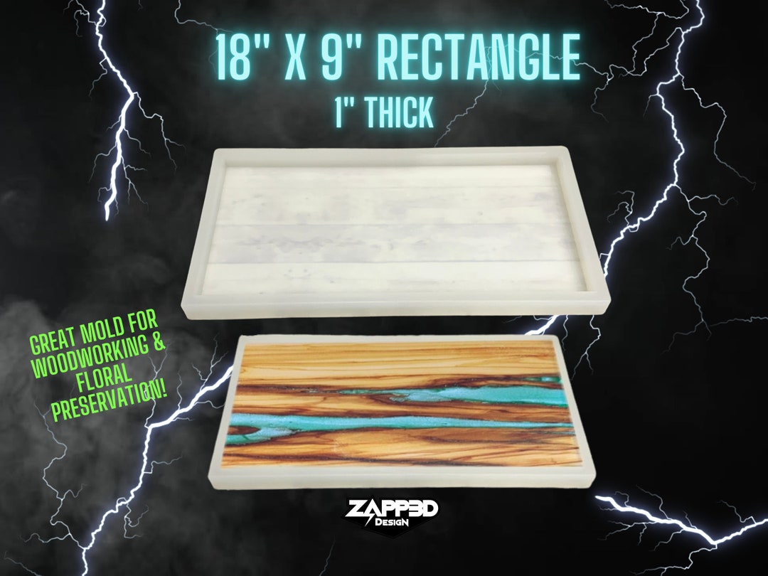 Large Rectangle Mold 18x9x 1 ULTRA Quality Cutting Board Mold, Serving ...