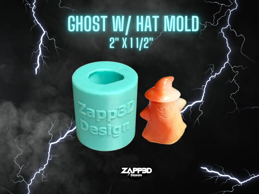 Ghost Mold, Ghost Molds for Resin, Ghost 3D Mold, Halloween Mold ...