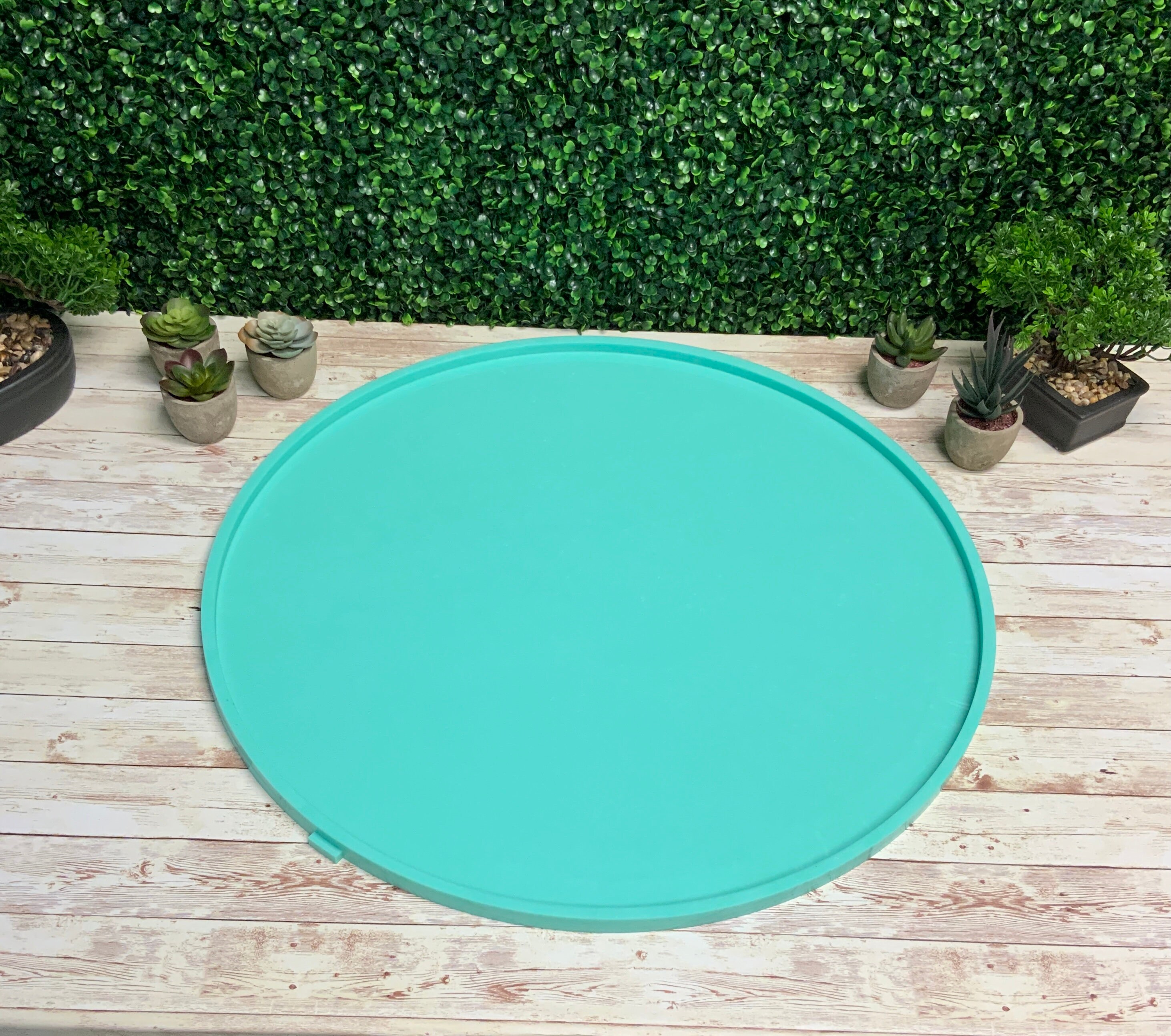 Large Round Mold 5 Sizes Serving Tray Mold Floral - Etsy