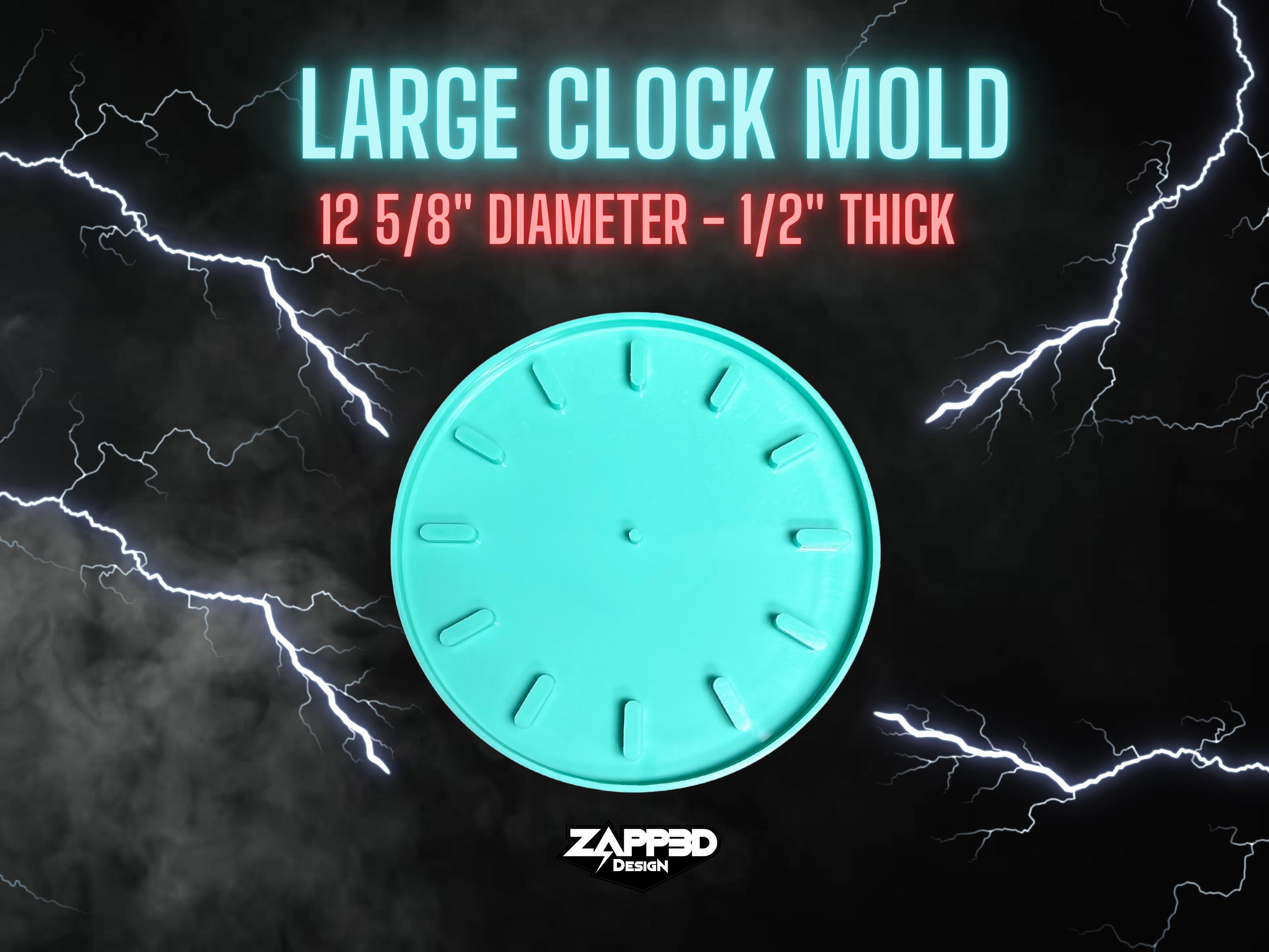 Clock Mold, Round Clock Mold, Circular Clock Mold, Large Clock Mold ...