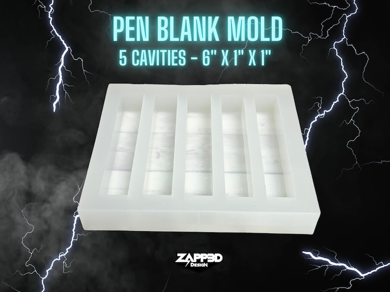 Pen Blank Silicone Mold for Resin, Pen Blank Mold, Woodworking Mold, 3D ...