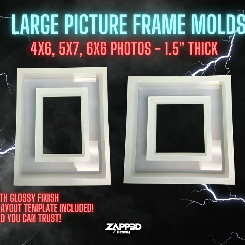 Large Frame Silicone Mold - Etsy
