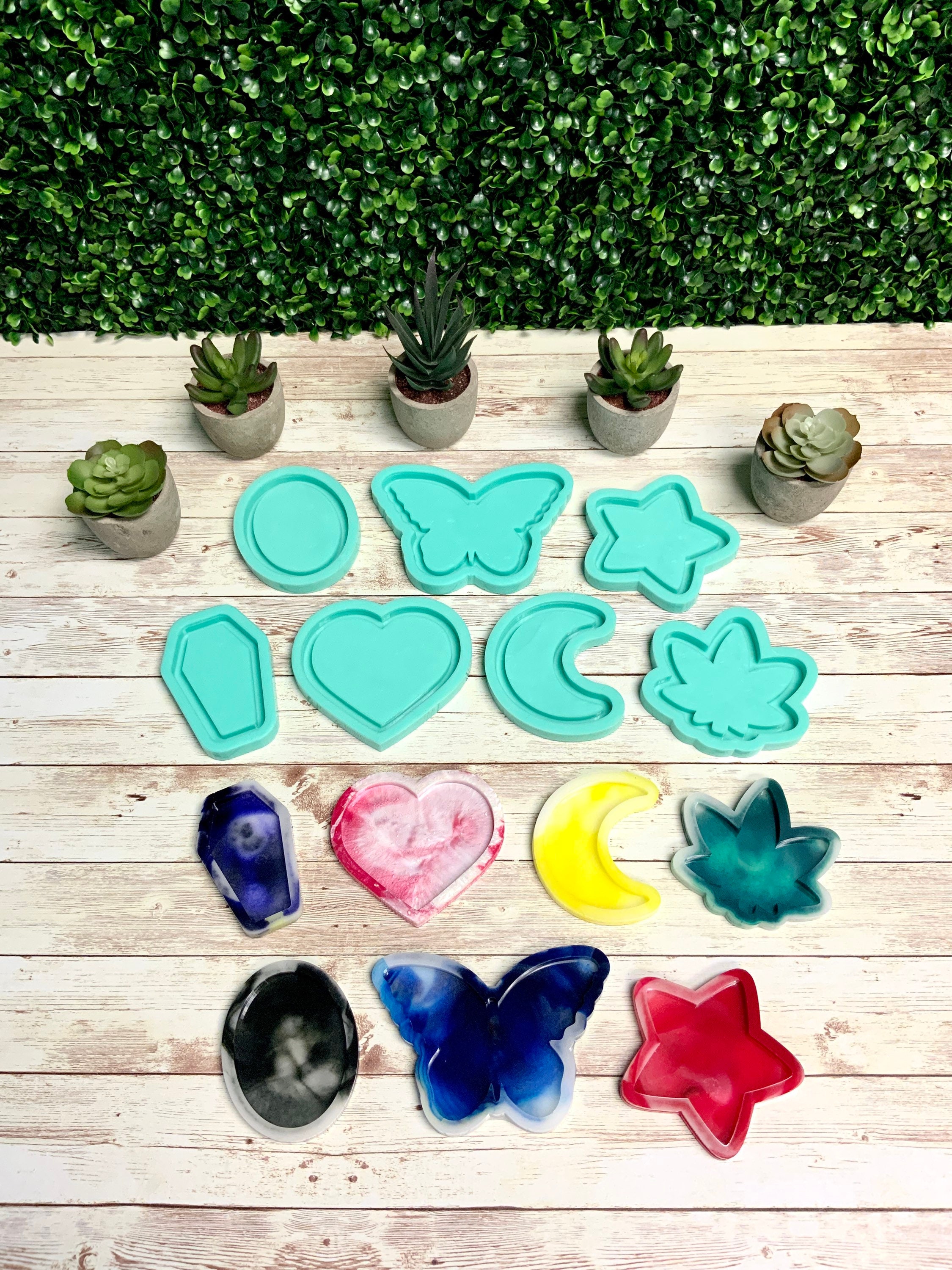 Star Mini Tray Molds Small Tray Mold Resin Mini Tray Mold - Etsy