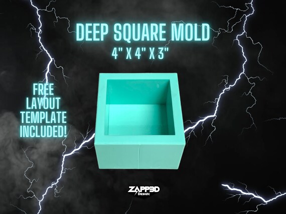 Deep Square Mold 4x4x3 ULTRA QUALITY | Etsy