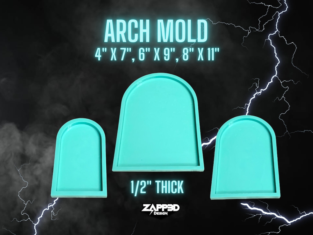 Arch Mold | 3 Sizes | ULTRA QUALITY MOLD, Arch Tray Mold, Flat Mold ...