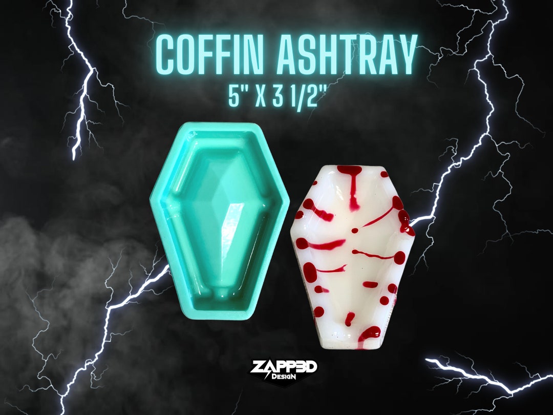 Coffin Ashtray Mold, Coffin Mold, Ashtray Silicone Mold, Resin Molds ...