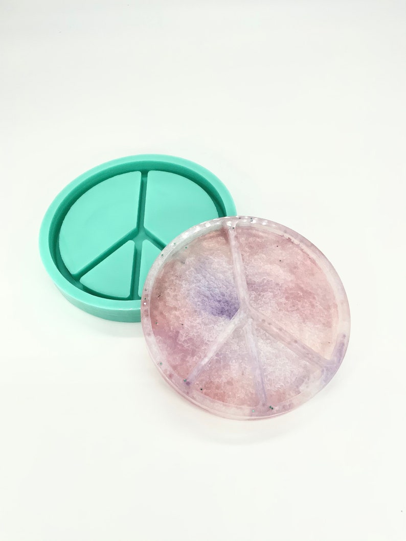 Peace Sign Tray Silicone Mold - Etsy