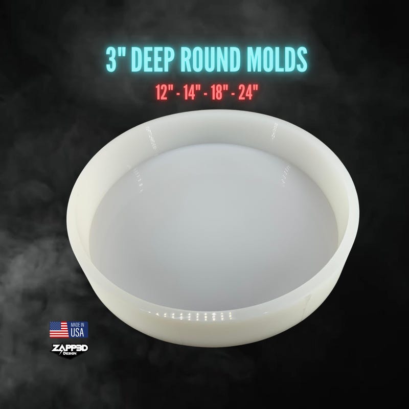 Silicone Round Mould Large - Etsy