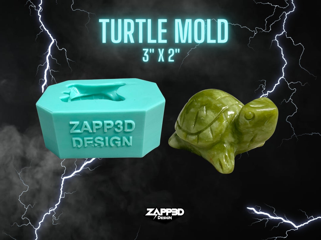 Turtle Mold, Turtle Mold for Resin, 3D Resin Mold, Sea Turtle Mold ...