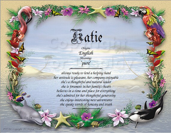 The Name Katie Means