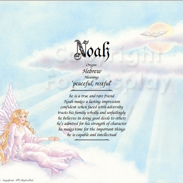 Name Origin Print - Etsy