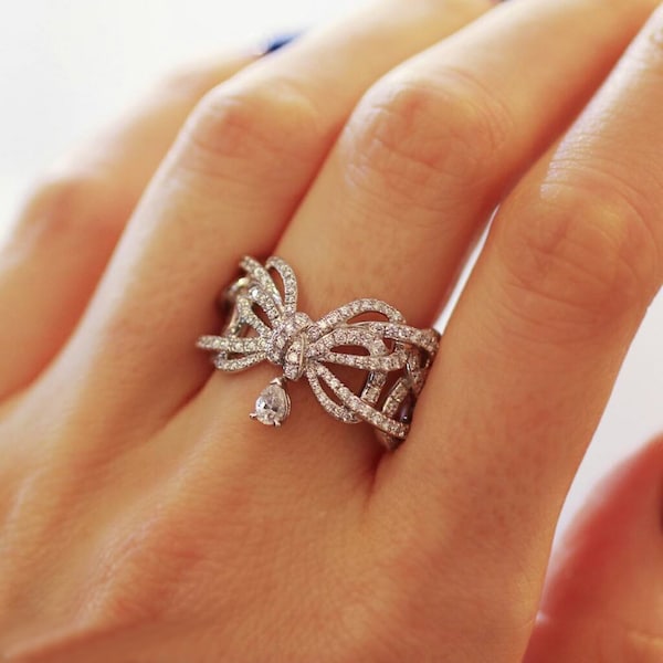 Bow Ring - Etsy