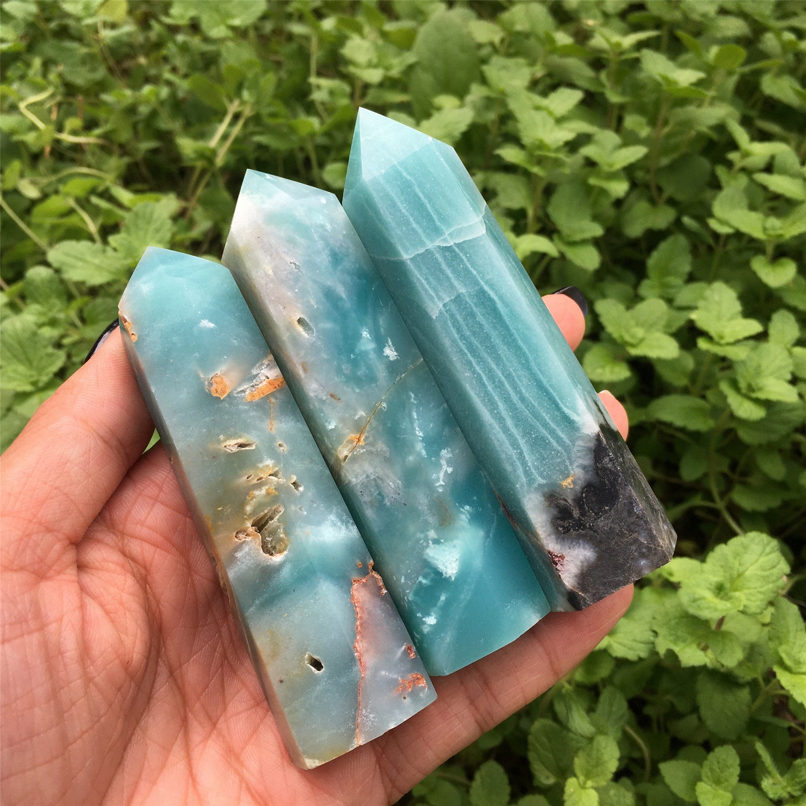 1PC Natural Amazonite Obeliskquartz Towercrystal Point - Etsy