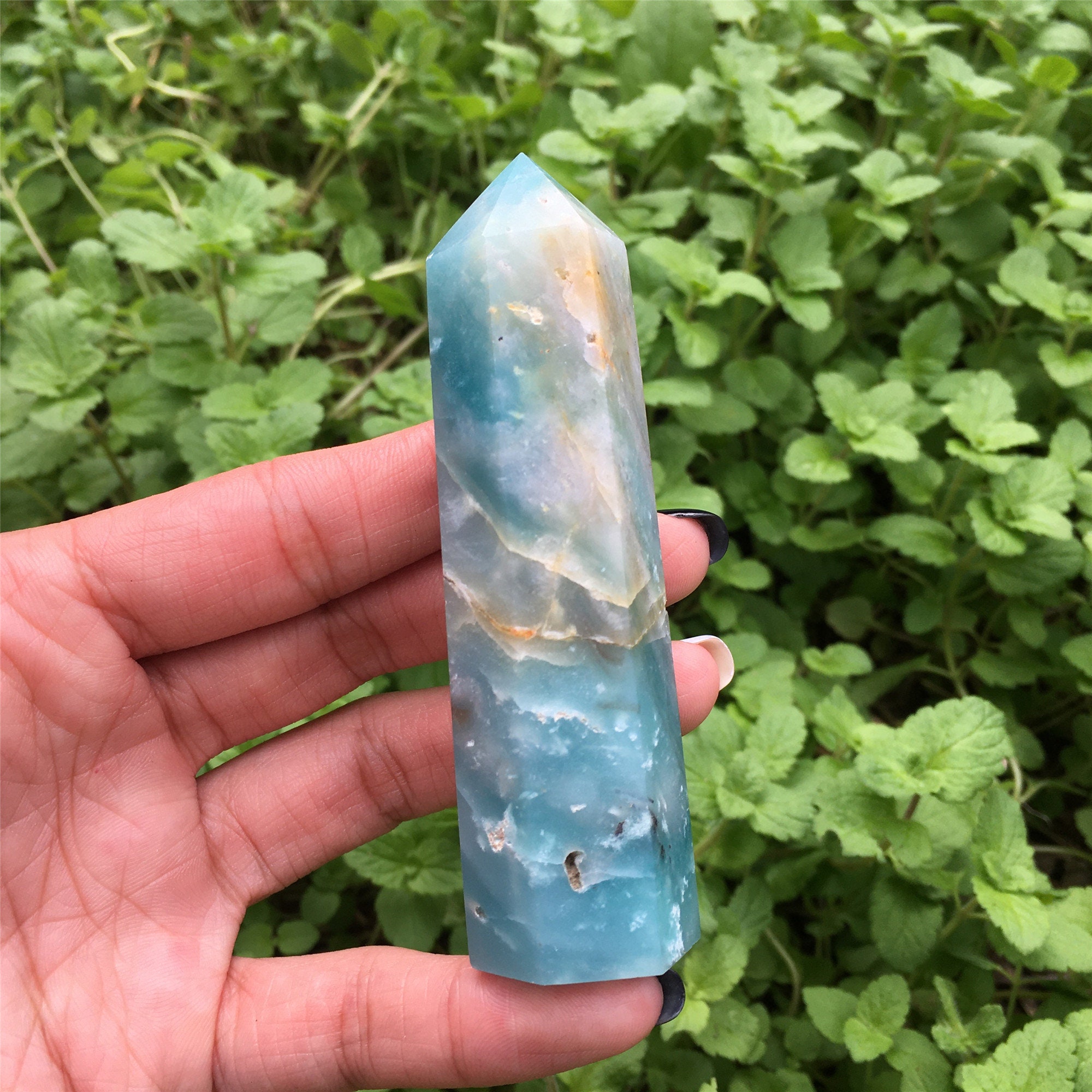 1PC Natural Amazonite Obeliskquartz Towercrystal Point - Etsy