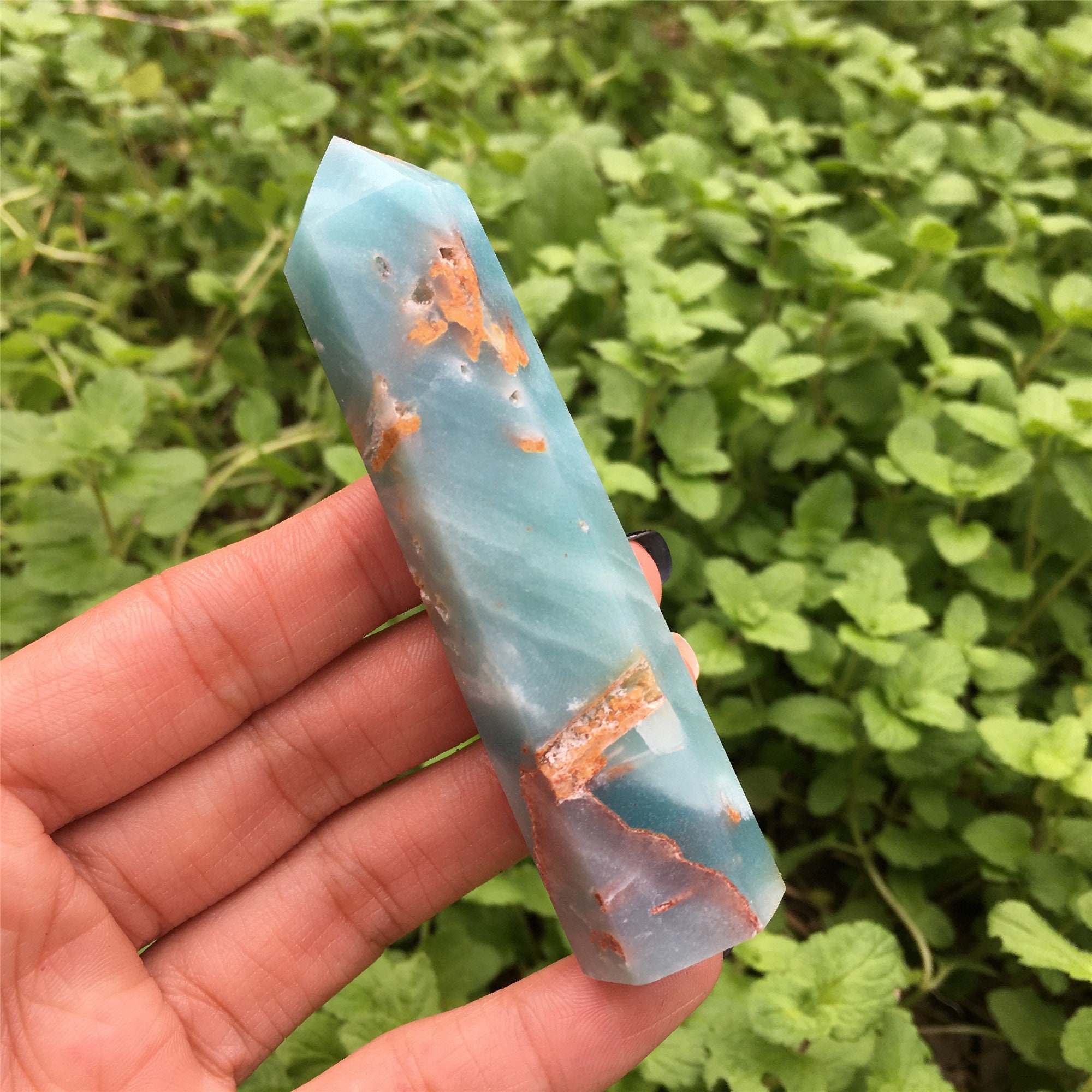 1PC Natural Amazonite Obeliskquartz Towercrystal Point - Etsy