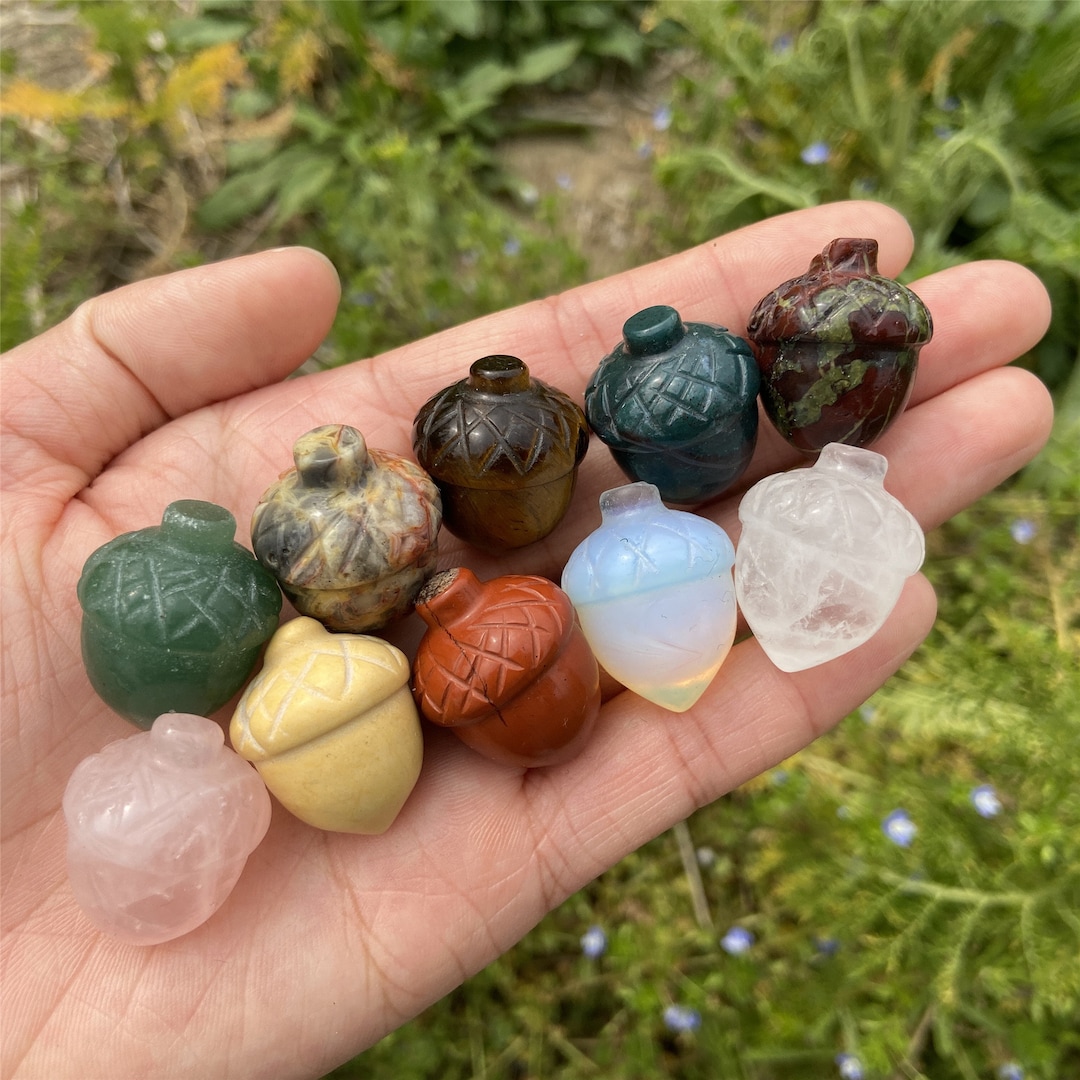 Natural Mix Quartz Acorn,crystal Acorn,mineral Specimen,crystal ...