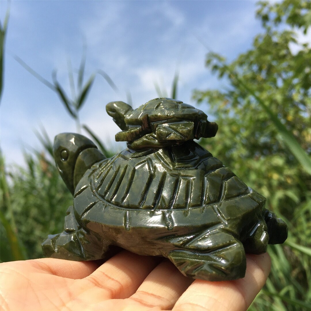 1PC Natural Hsiuyen Jade Sea Turtle,quartz Crystal Sea Turtle,quartz ...