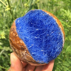 Chessylite Blue Linarite Ball,goethite Sphere,needle Ironstone ...