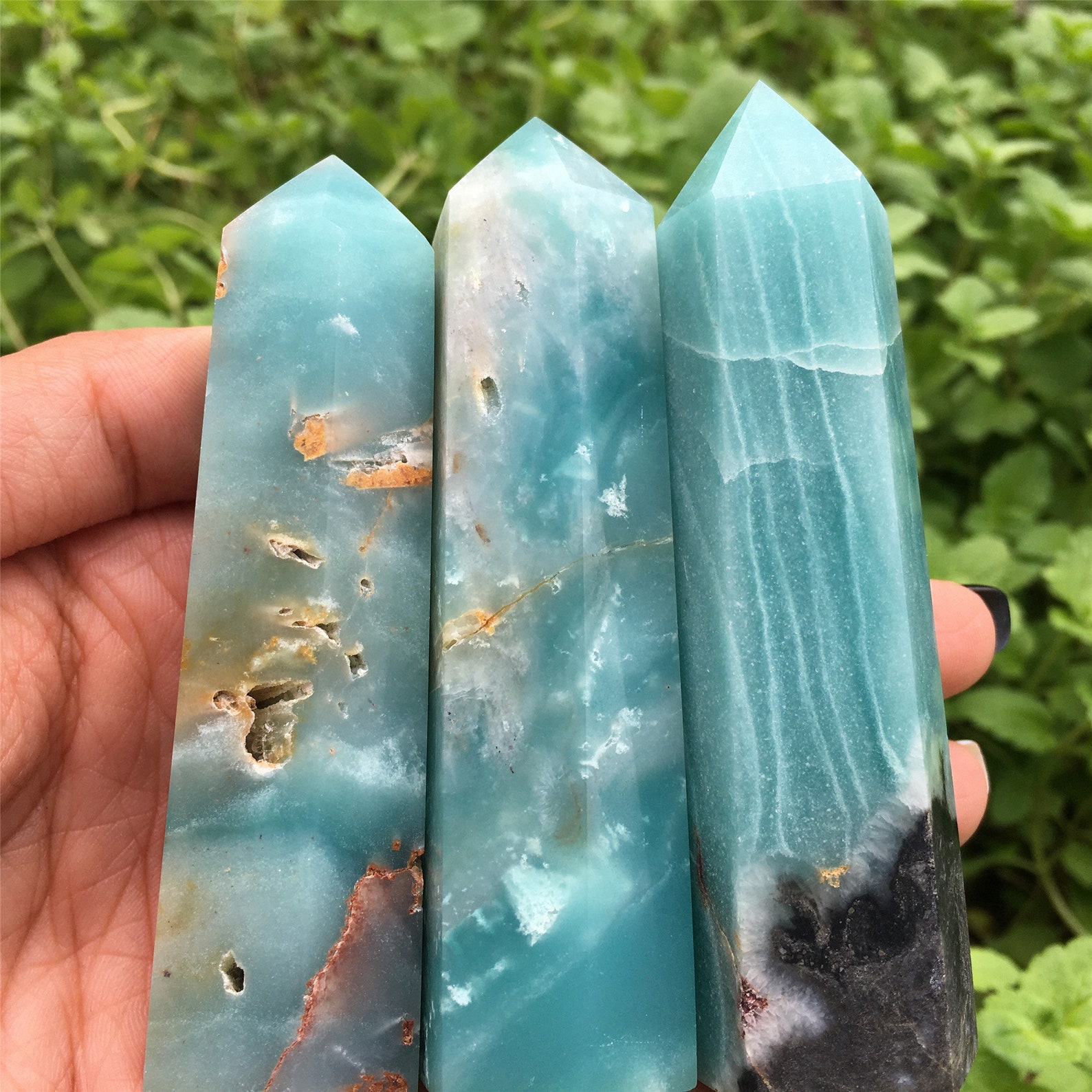 1PC Natural Amazonite Obeliskquartz Towercrystal Point - Etsy