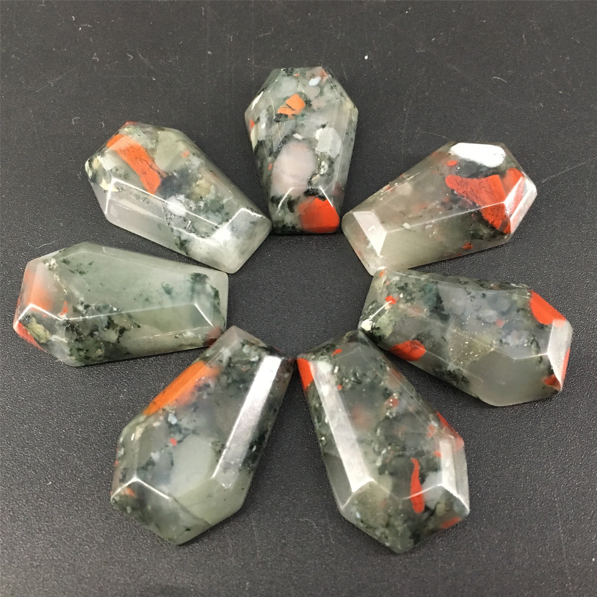 1PC Natural Blood Stone Quartz Crystal Coffin - Etsy Australia