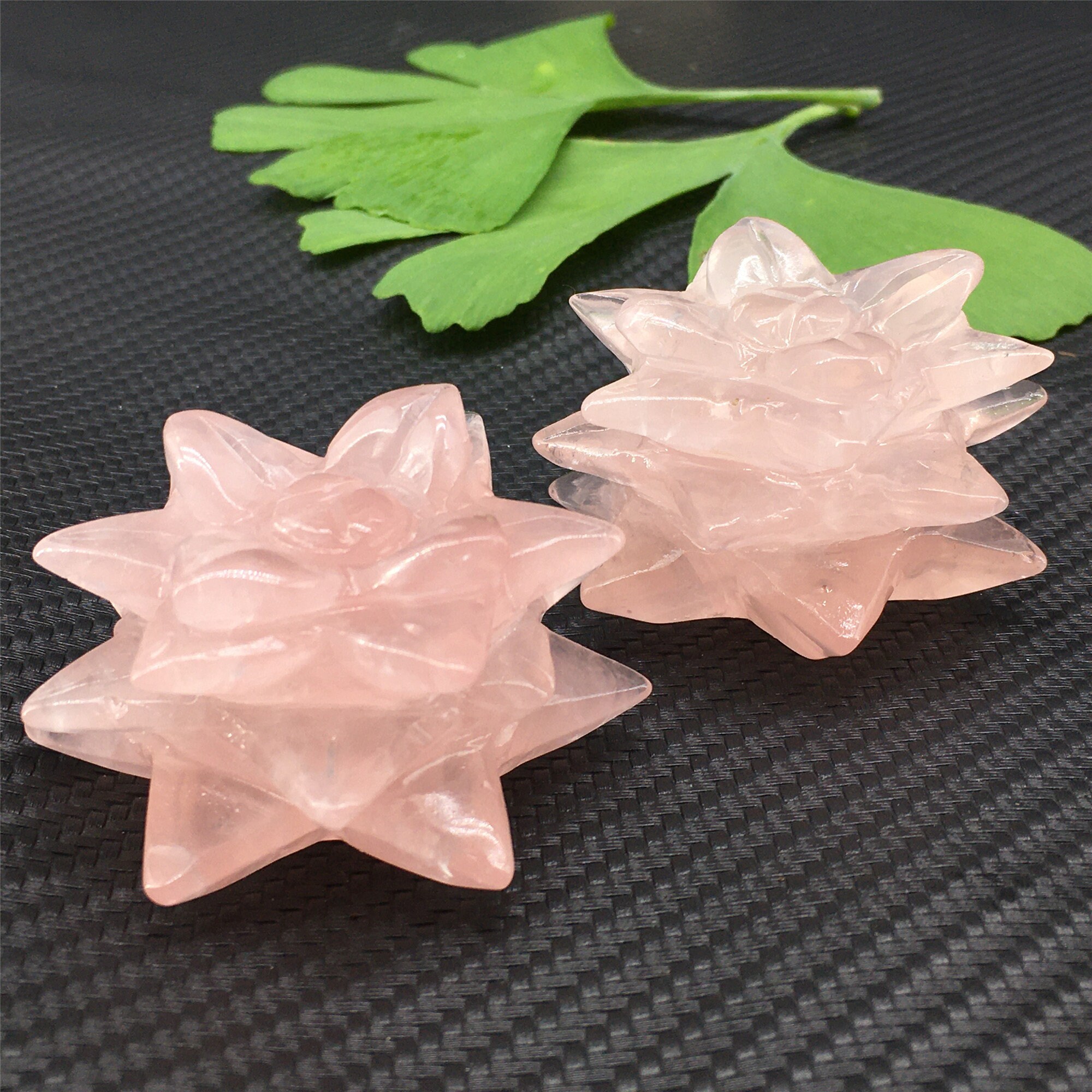 1pc Natural Rose Quartz FlowerQuartz Crystal FlowerPlant | Etsy