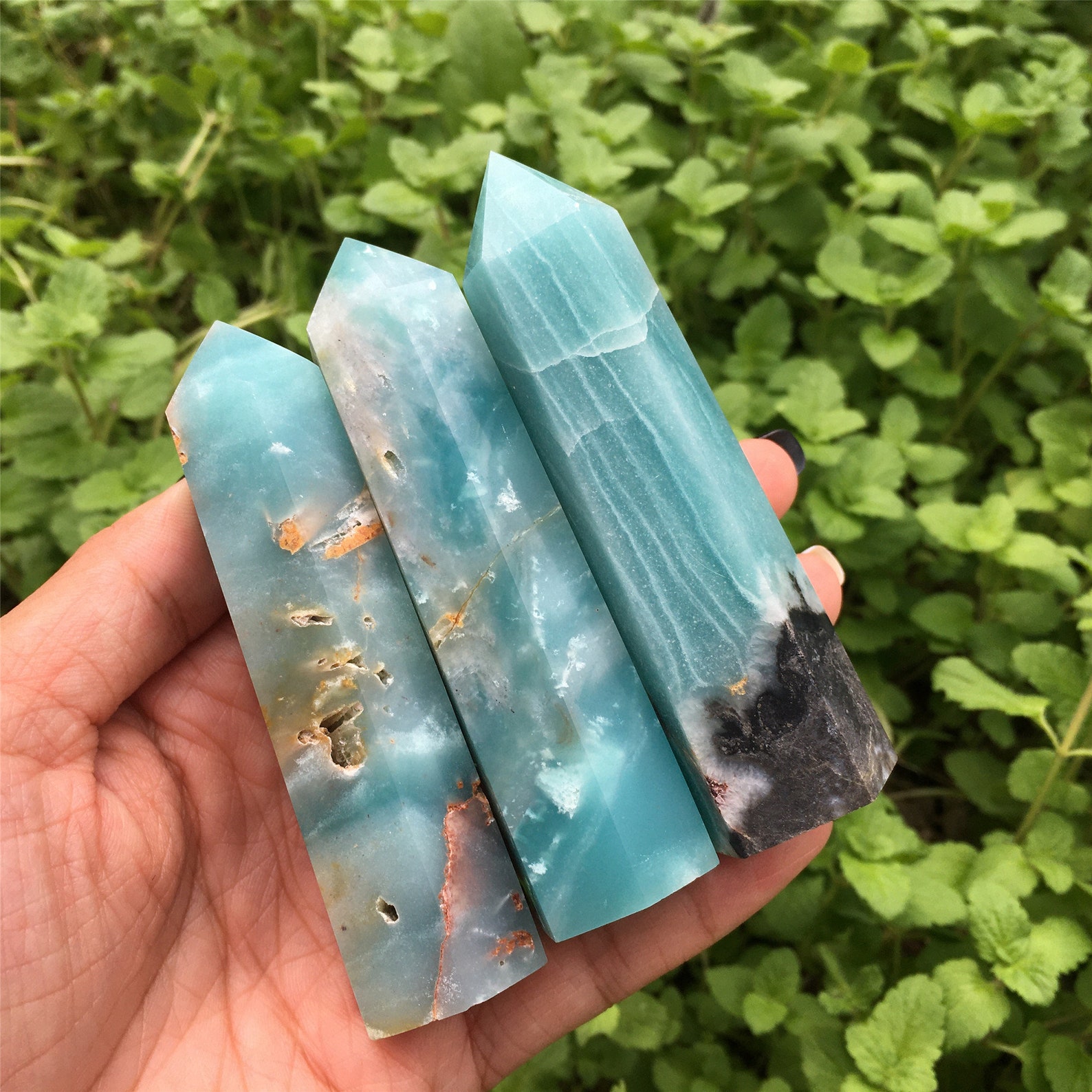 1PC Natural Amazonite Obeliskquartz Towercrystal Point - Etsy