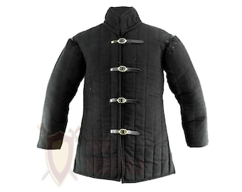 The Medievals Thick Padded Gambeson Medieval Renaissance | Etsy