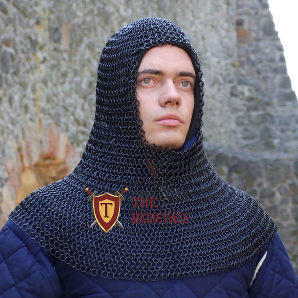 Medieval Butted Chainmail HOOD U-SHAPE 10mm Ring Sca Larp | Etsy