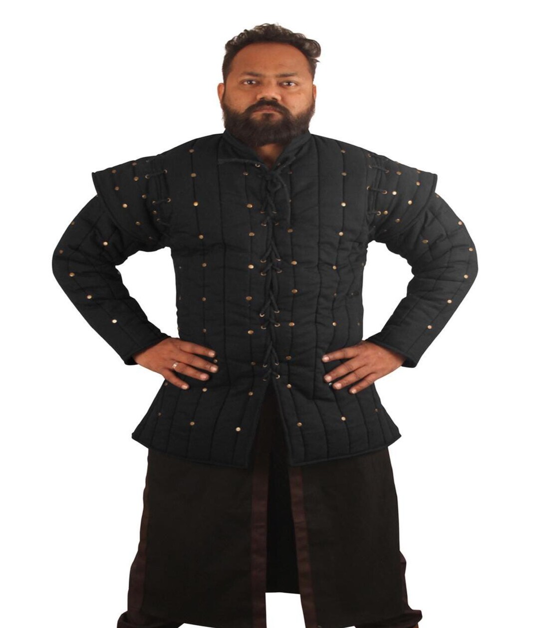 LARP Gambeson, Viking Gambeson, Thick Padded Half Length Gambeson ...