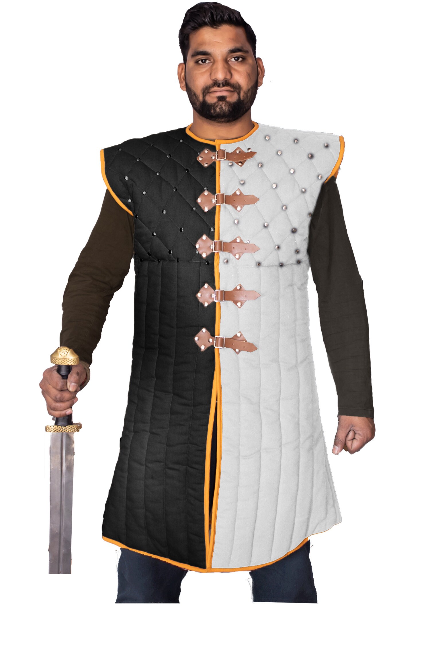 The Medievals VEST Gambeson Knight Armor Costumes Jacket Thick - Etsy